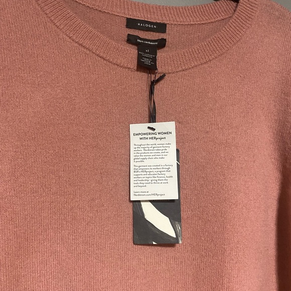 Halogen | Sweaters | Halogen Crewneck Cashmere Sweater In Pink Compact ...
